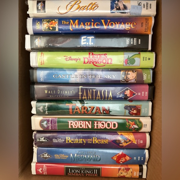 Disney | Media | 1 Vhs Tapes Including 2 Disney Black Diamond Tapes ...